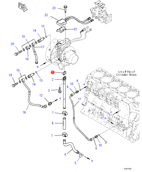 Uszczelnienie turbosprężarki Komatsu 6754-52-8150 – HeviTech